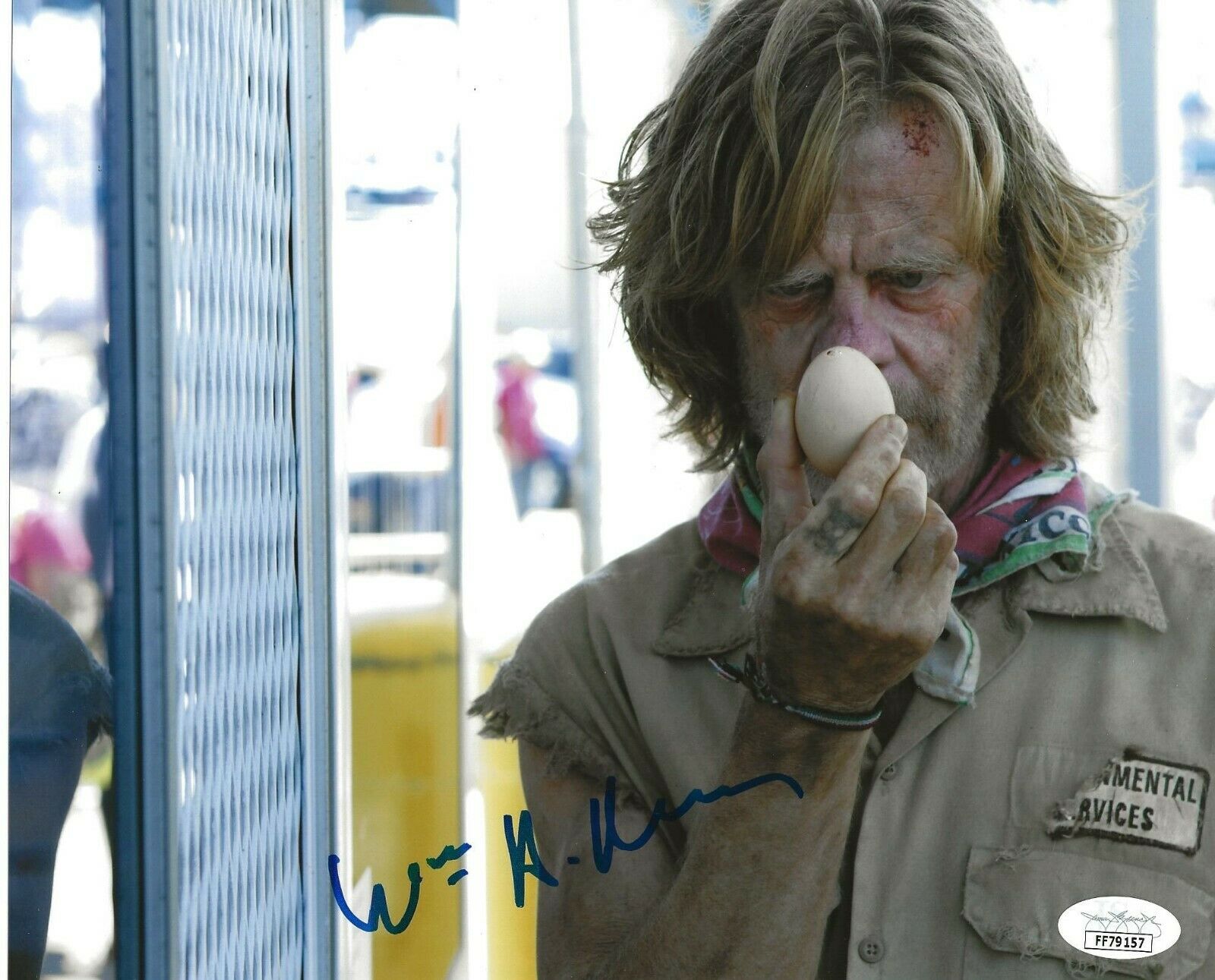 William H. Macy signed Shameless 8x10 photo Frank Gallagher autographed ...