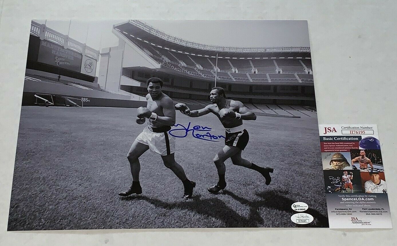 Ken Norton Boxing signed vs. Ali 11x14 photo autographed Yankee Stadium ...