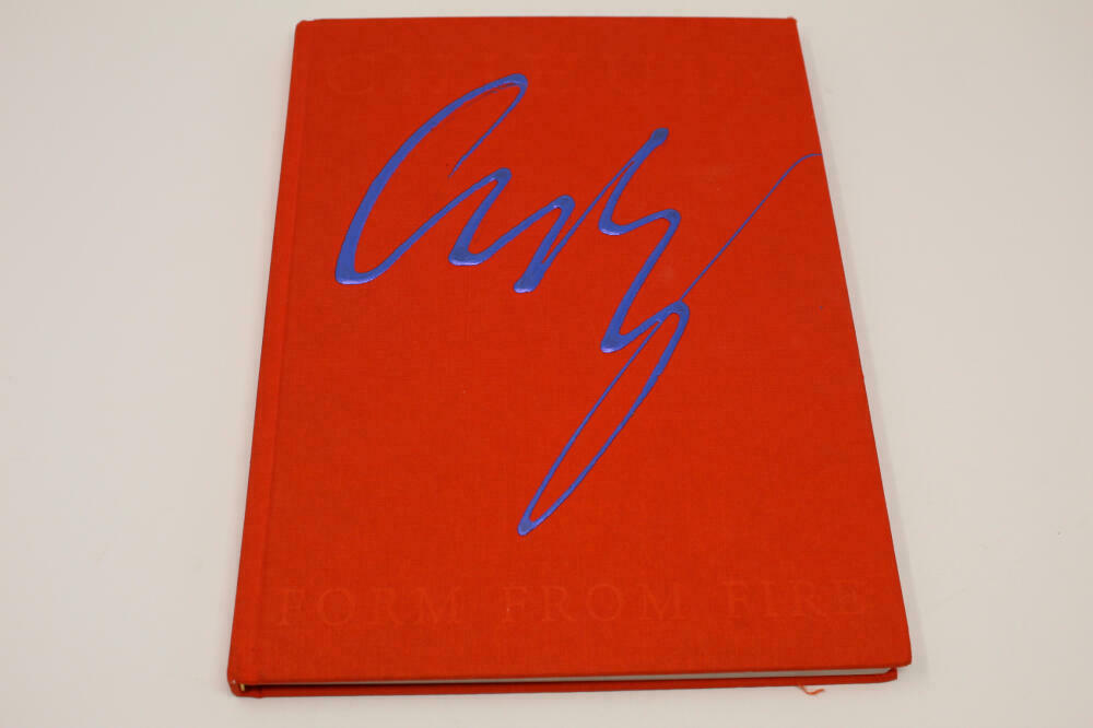 DALE CHIHULY SIGNED AUTOGRAPH & HAND PAINTED "FORM FROM FIRE" BOOK ...