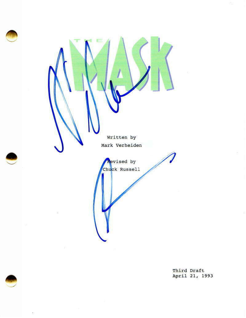 PETER GREENE SIGNED AUTOGRAPH - THE MASK MOVIE SCRIPT - JIM CARREY ... PETER GREENE SIGNED AUTOGRAPH - THE MASK MOVIE SCRIPT - JIM CARREY ...