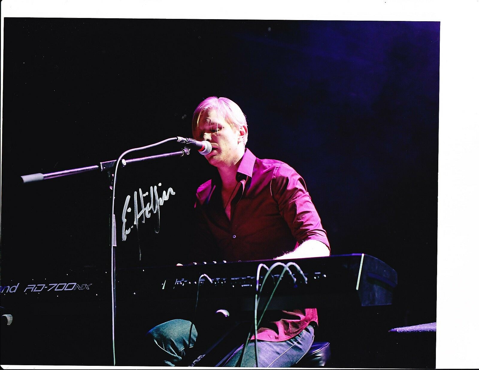 DELTA RAE ERIC HOLLJES SIGNED ON STAGE 8X10 Collectible Memorabilia ...