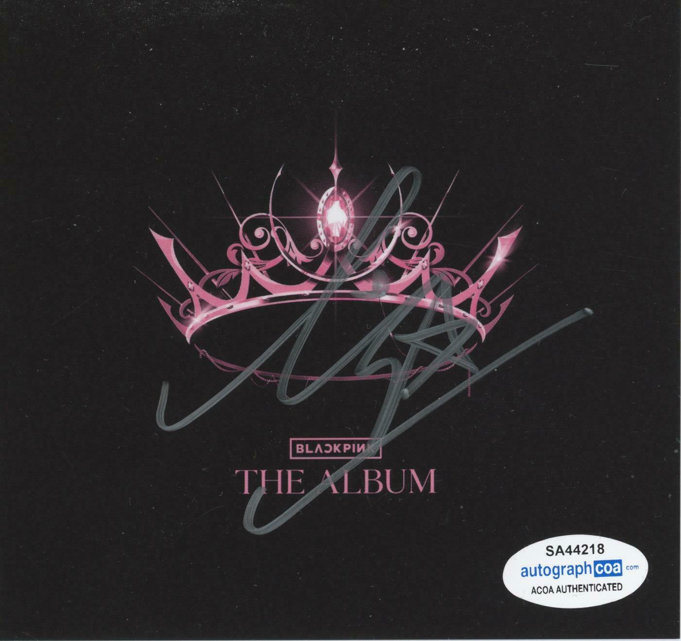 Lisa "Blackpink" AUTOGRAPH Signed Art Card w/ New 'Blackpink the Album ...