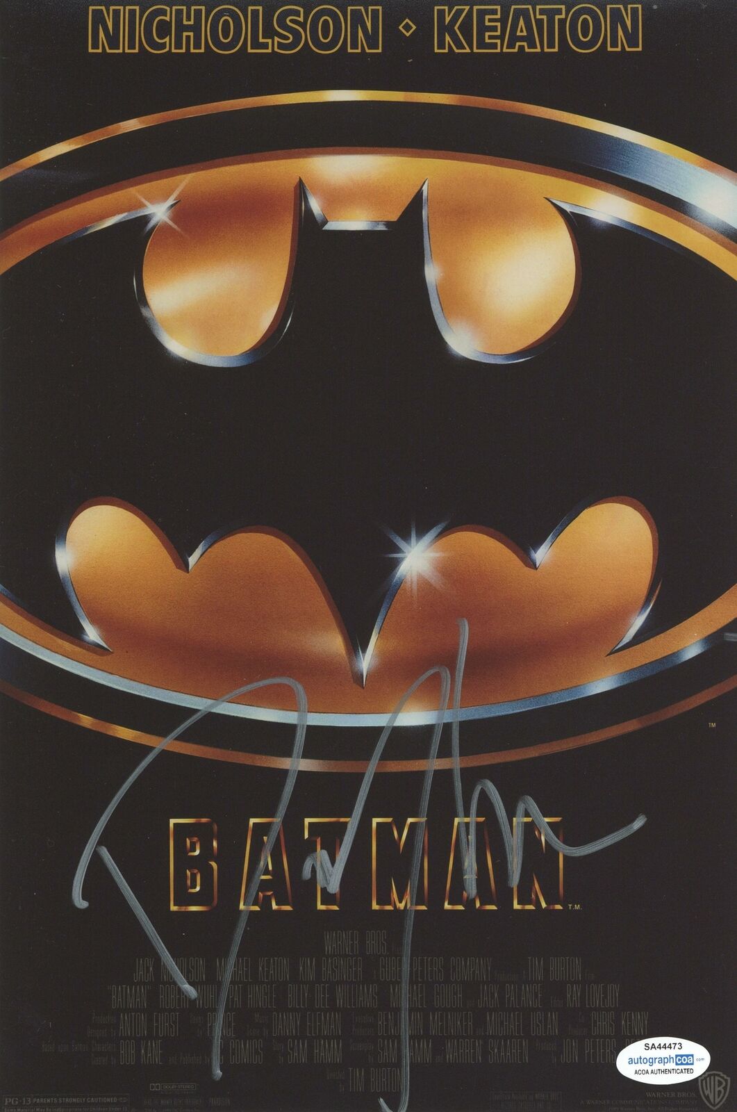 Danny Elfman "Batman" Composer AUTOGRAPH Signed 8x12 Photo ACOA ...
