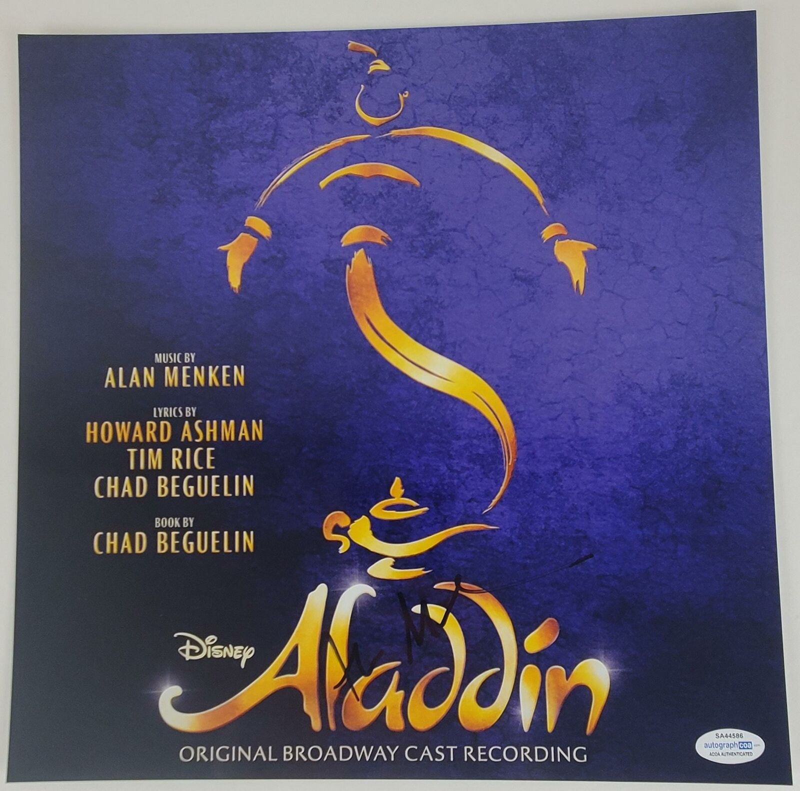 Alan Menken "Aladdin" Composer AUTOGRAPH Signed 12x12 Photo ACOA ...