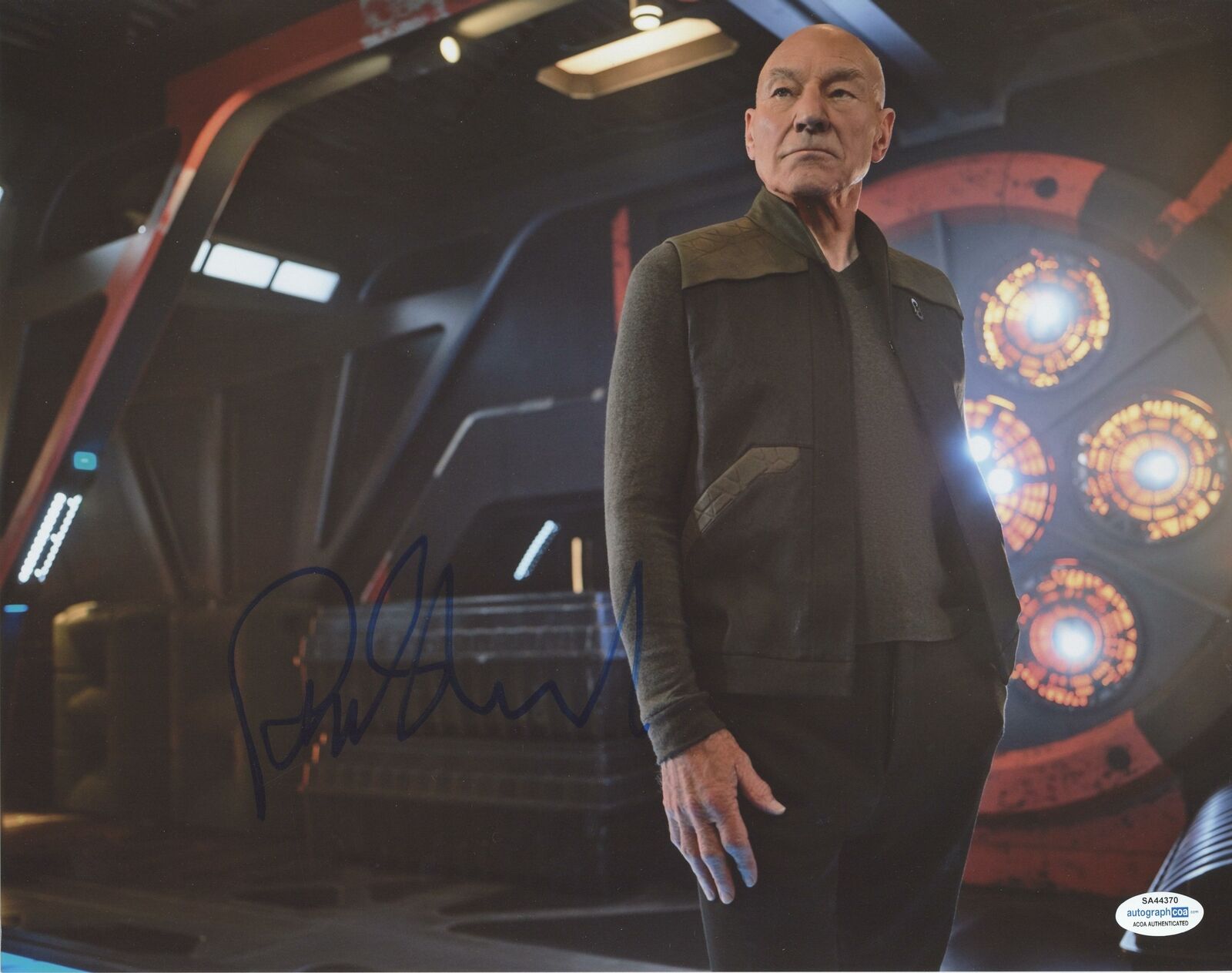 Patrick Stewart "Picard" AUTOGRAPH Signed 'Star Trek' 11x14 Photo ACOA ...