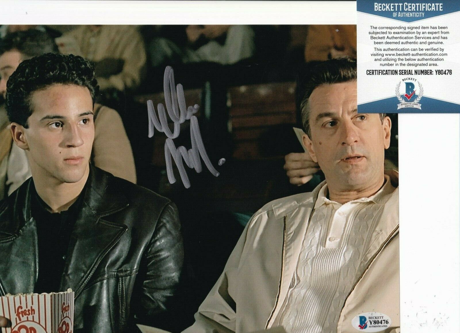 LILLO BRANCATO signed (A BRONX TALE) Calogero 8X10 photo BECKETT BAS ...
