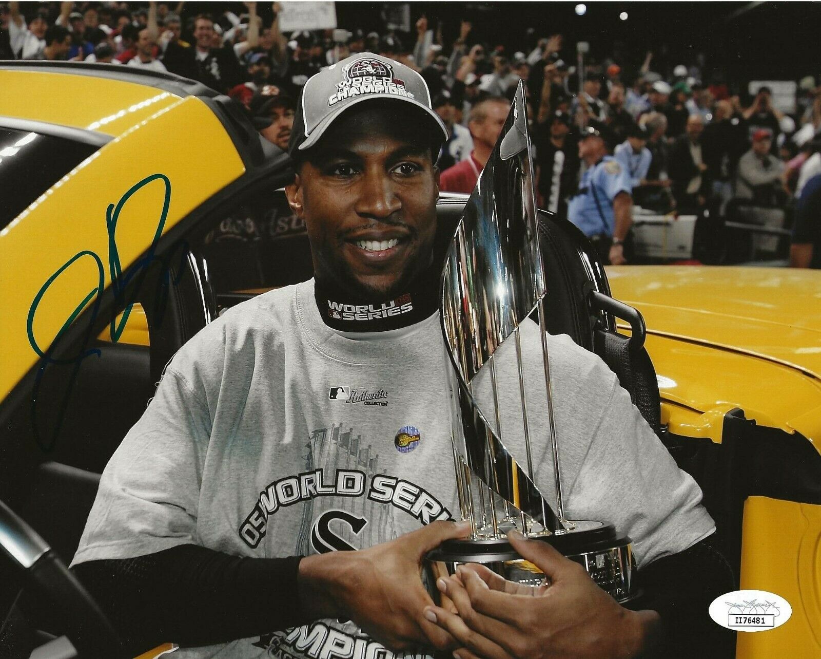 Jermaine Dye signed Chicago White Sox World Series MVP 8x10 photo JSA ...