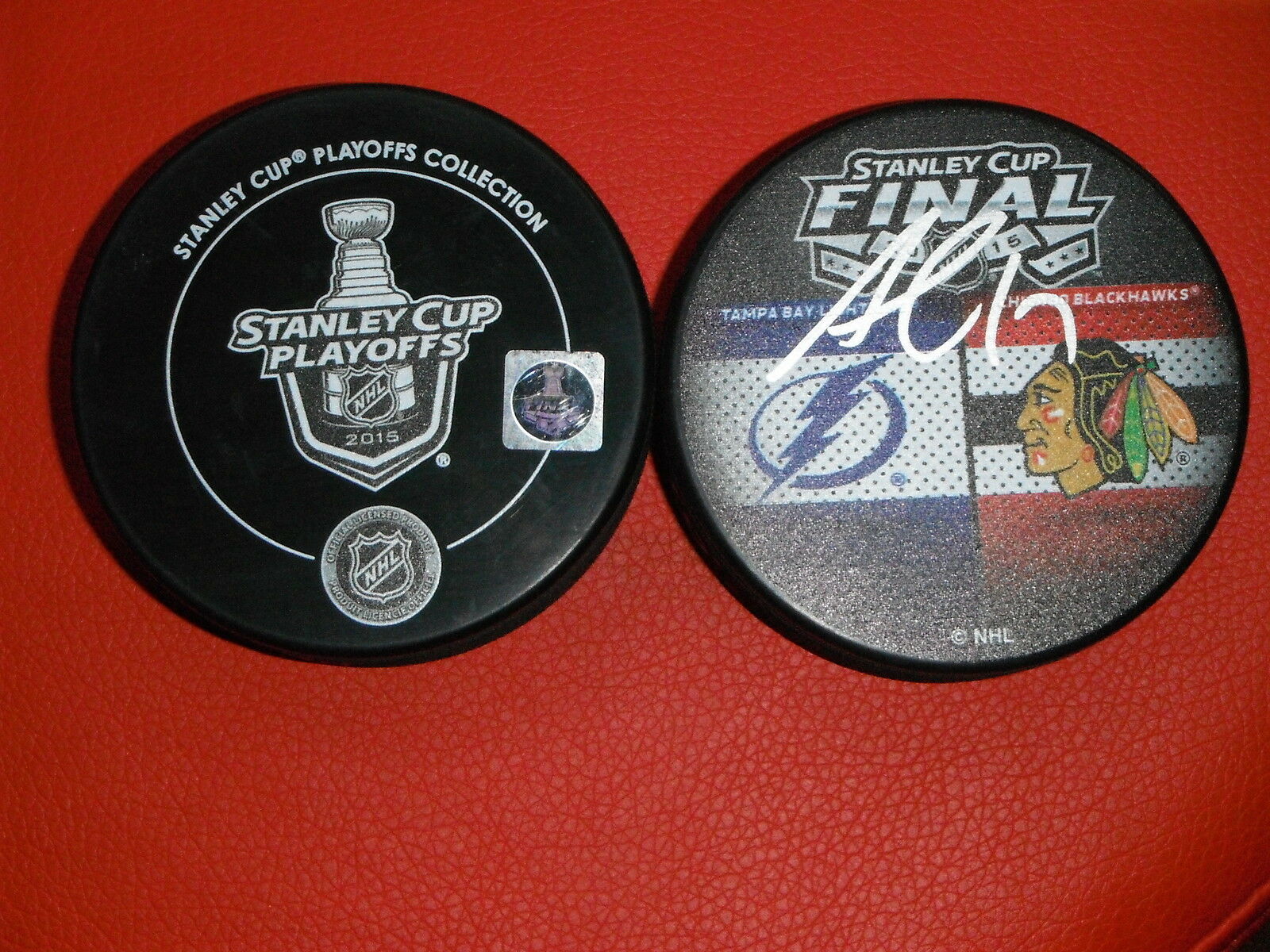TAMPA BAY LIGHTNING ALEX KILLORN SIGNED 2015 STANLEY CUP PUCK ...