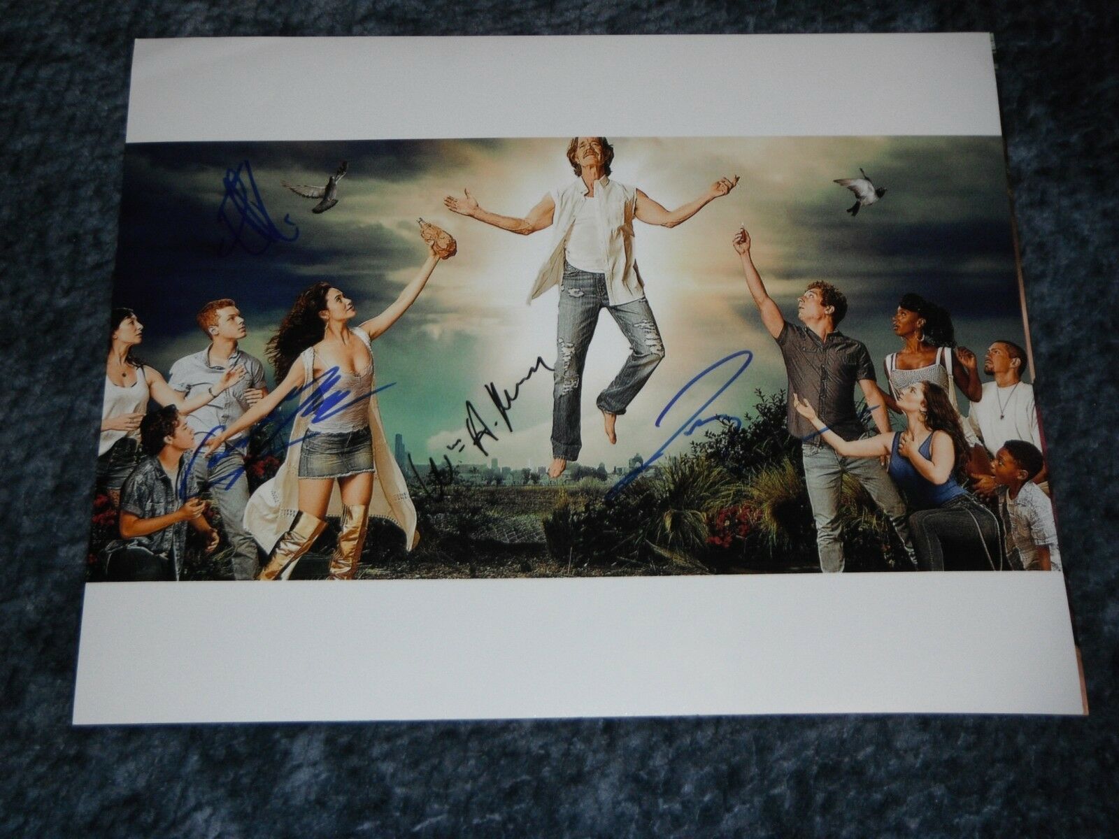 SHAMELESS CAST SIGNED FRANK JESUS 11X14 WILLIAM H MACY Collectible ...