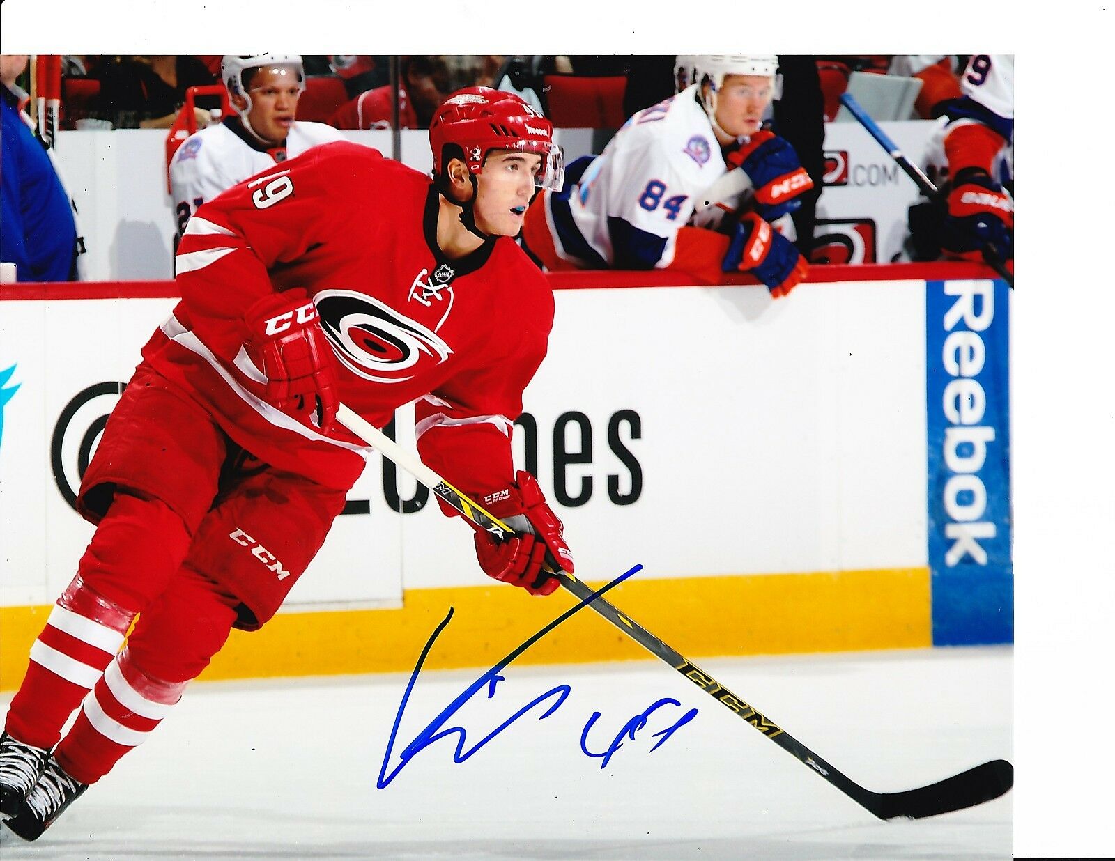 CAROLINA HURRICANES VICTOR RASK SIGNED 8X10 Collectible Memorabilia ...
