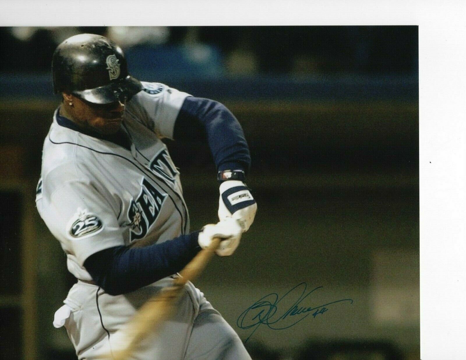 SEATTLE MARINERS MIKE CAMERON SIGNED HITTING 8X10 Collectible ...