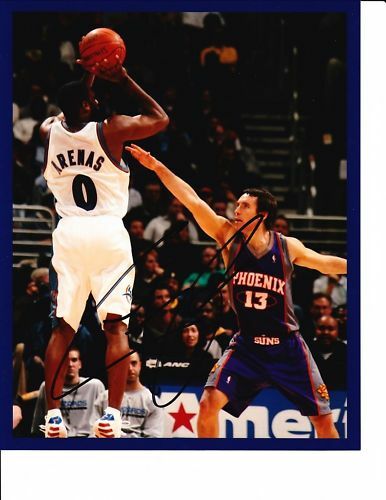 WASHINGTON WIZARDS GILBERT ARENAS SIGNED SHOOTING 8X10 Collectible ...