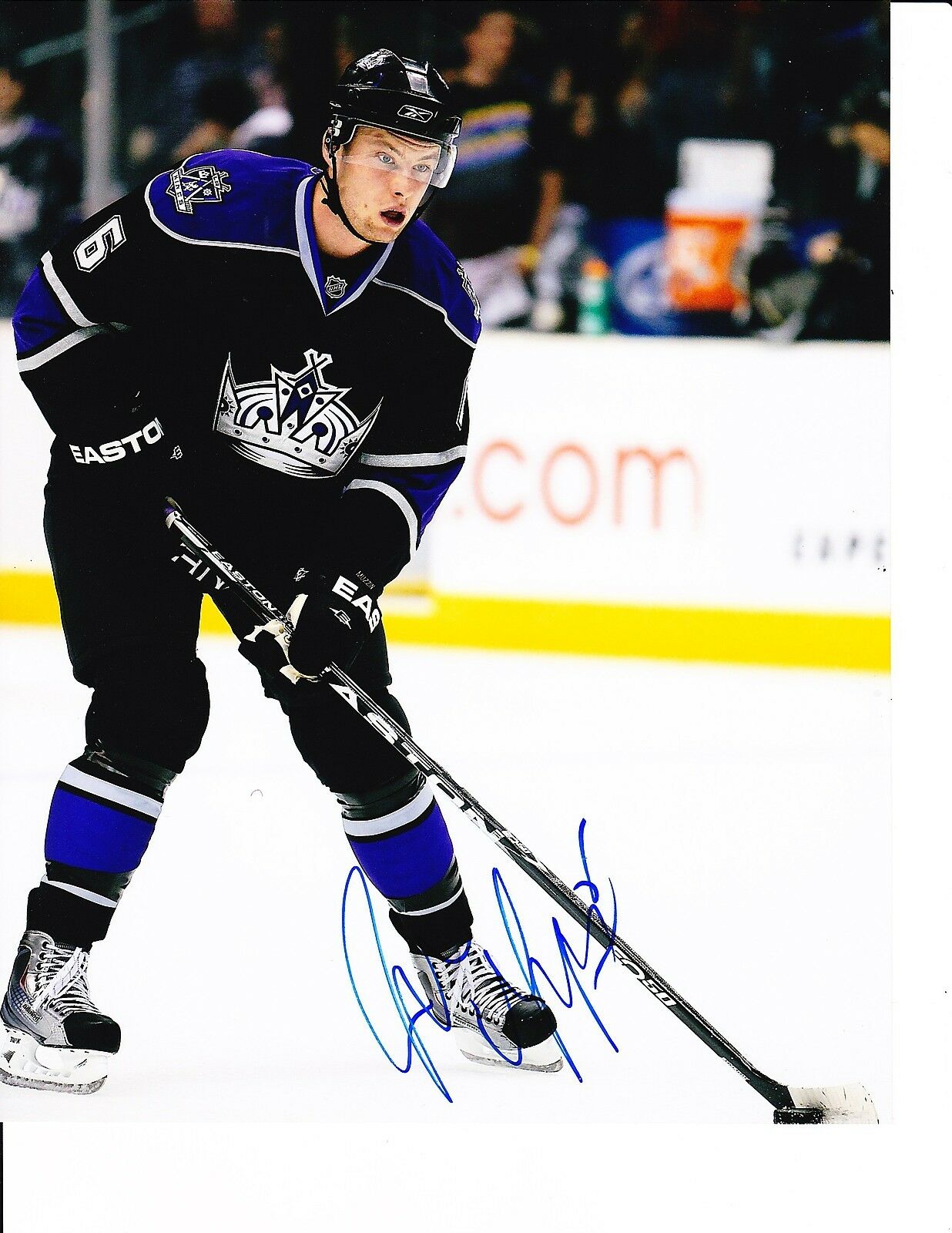 JAKE MUZZIN SIGNED LOS ANGELES KINGS BLACK JERSEY 8X10 Collectible ...