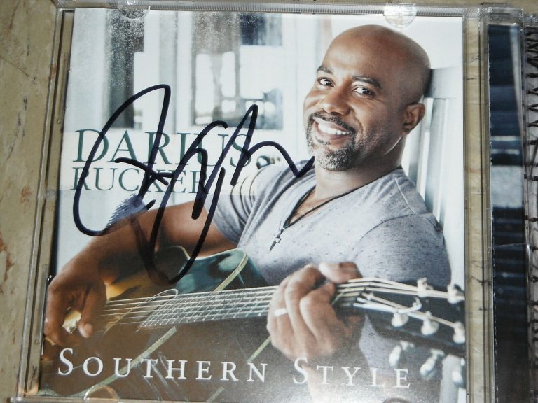DARIUS RUCKER SIGNED SOUTHERN STYLE CD COVER Collectible Memorabilia ...
