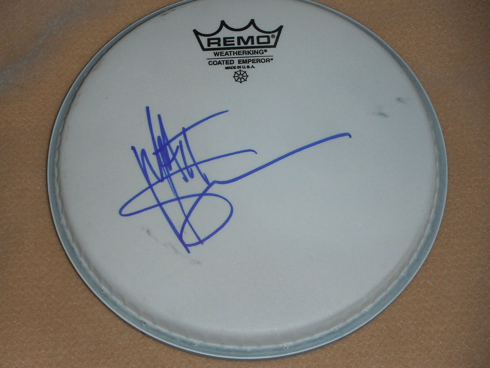 GUNS N ROSES MATT SORUM SIGNED DRUMHEAD Collectible Memorabilia ...
