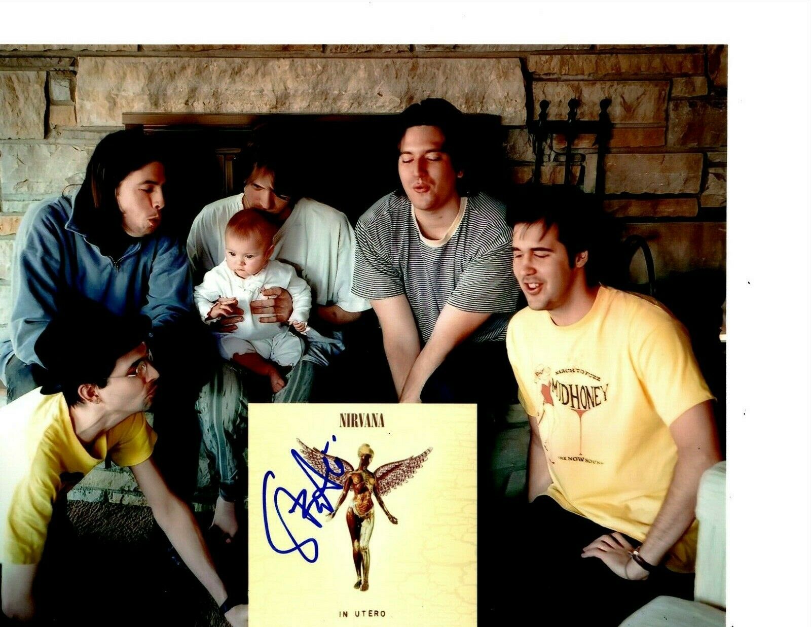 NIRVANA PRODUCER STEVE ALBINI SIGNED IN UTERO 8X10 Collectible ...