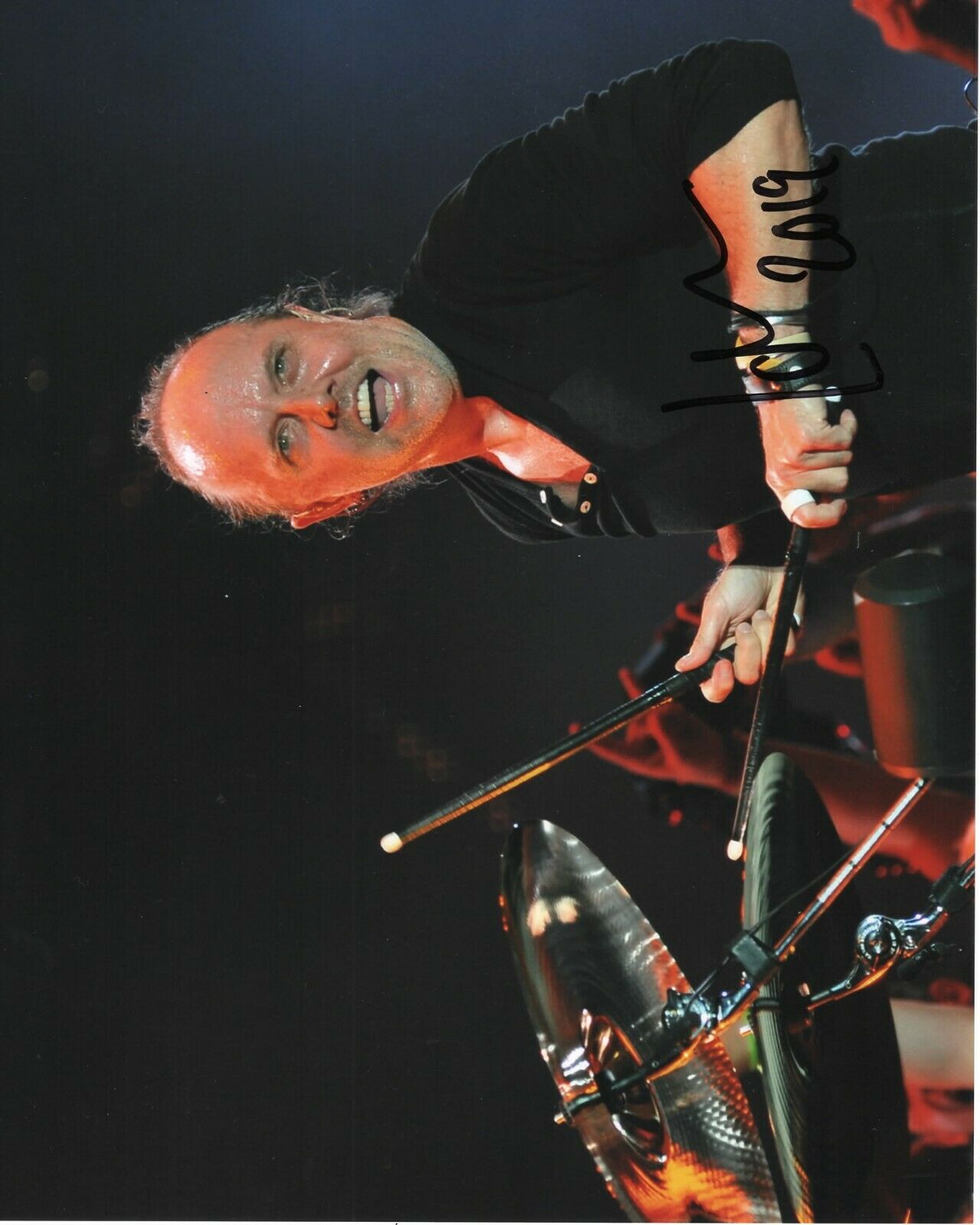 LARS ULRICH METALLICA DRUMMER SIGNED 8X10 Collectible Memorabilia ...