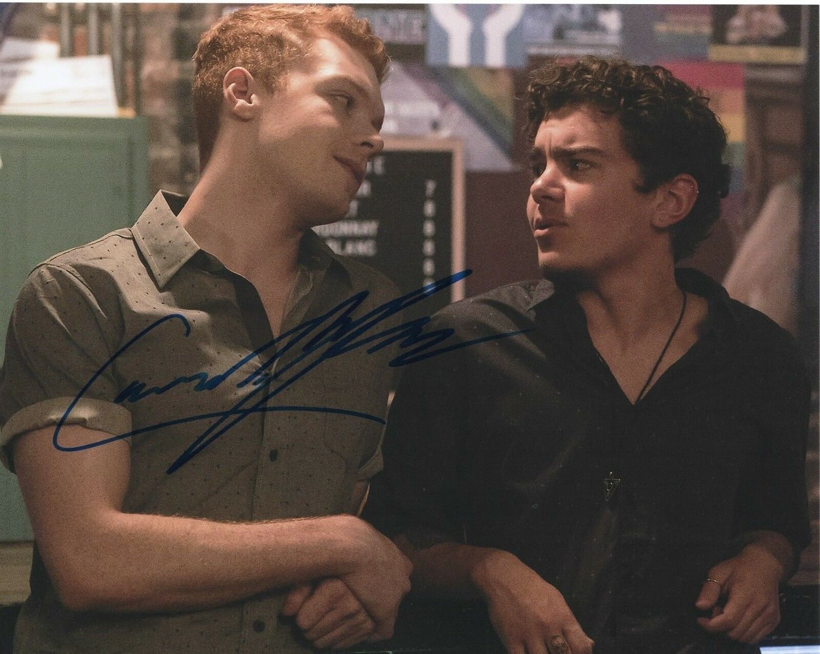 SHAMELESS CAMERON MONAGHAN SIGNED WITH BOYFRIEND 8X10 Collectible ...