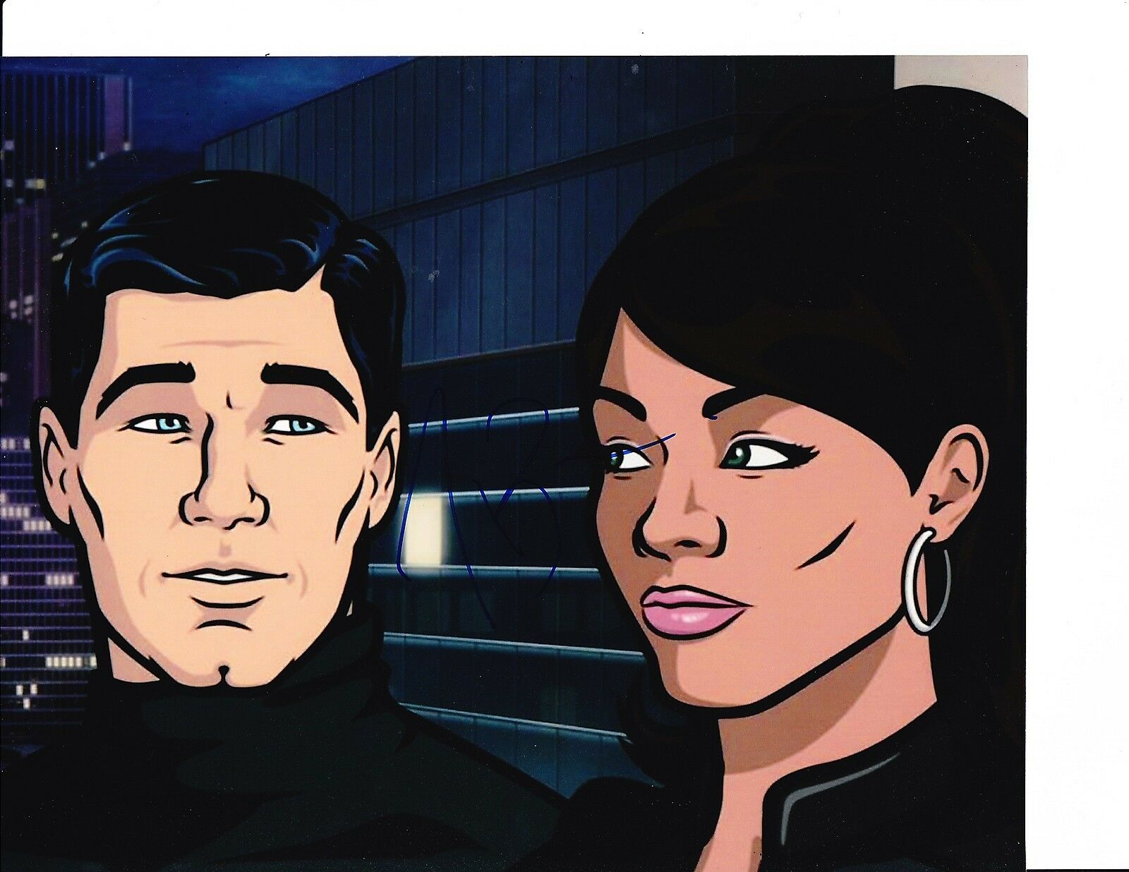 ARCHER H. JON BENJAMIN SIGNED CLOSE UP 8X10 Collectible Memorabilia ...