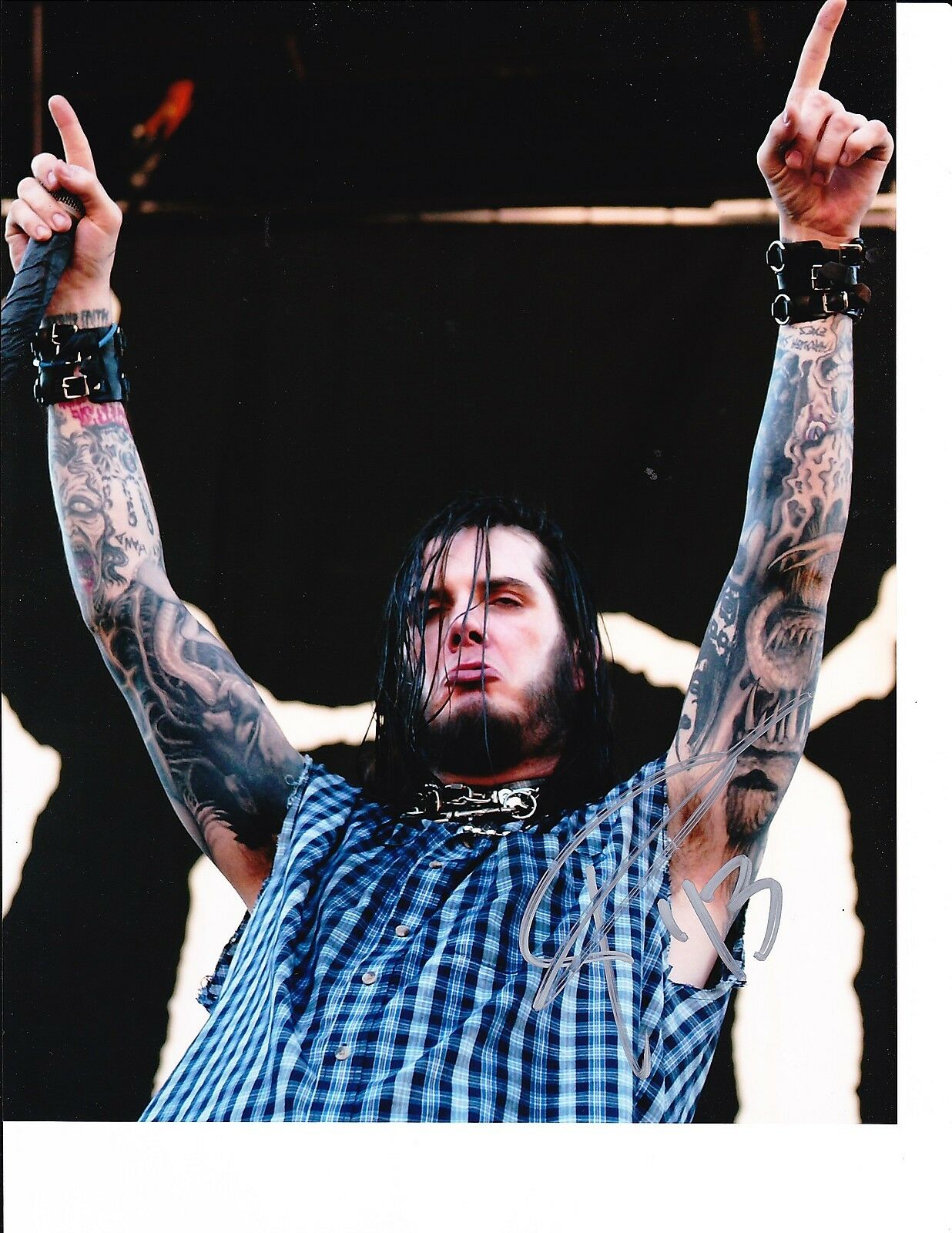 PANTERA PHIL ANSELMO SIGNED HANDS UP 8X10 Collectible Memorabilia ...