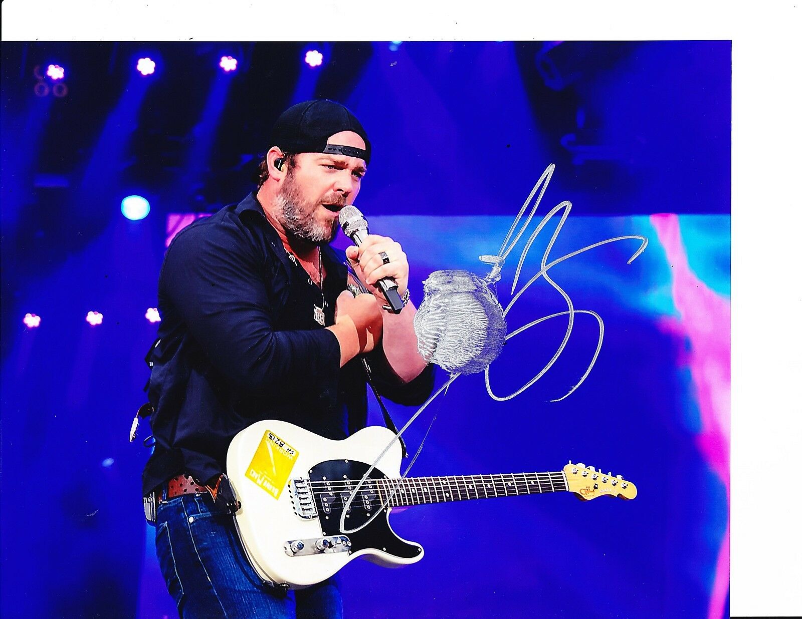 LEE BRICE SIGNED SILVER DOT 8X10 I DONT DANCE LOVE LIKE CRAZY ...