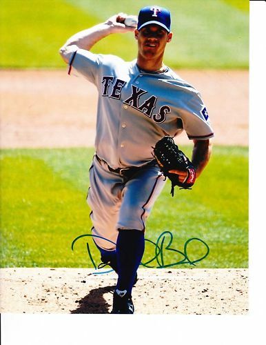 TEXAS RANGERS DAVE BUSH SIGNED 8X10 Collectible Memorabilia | Autographia