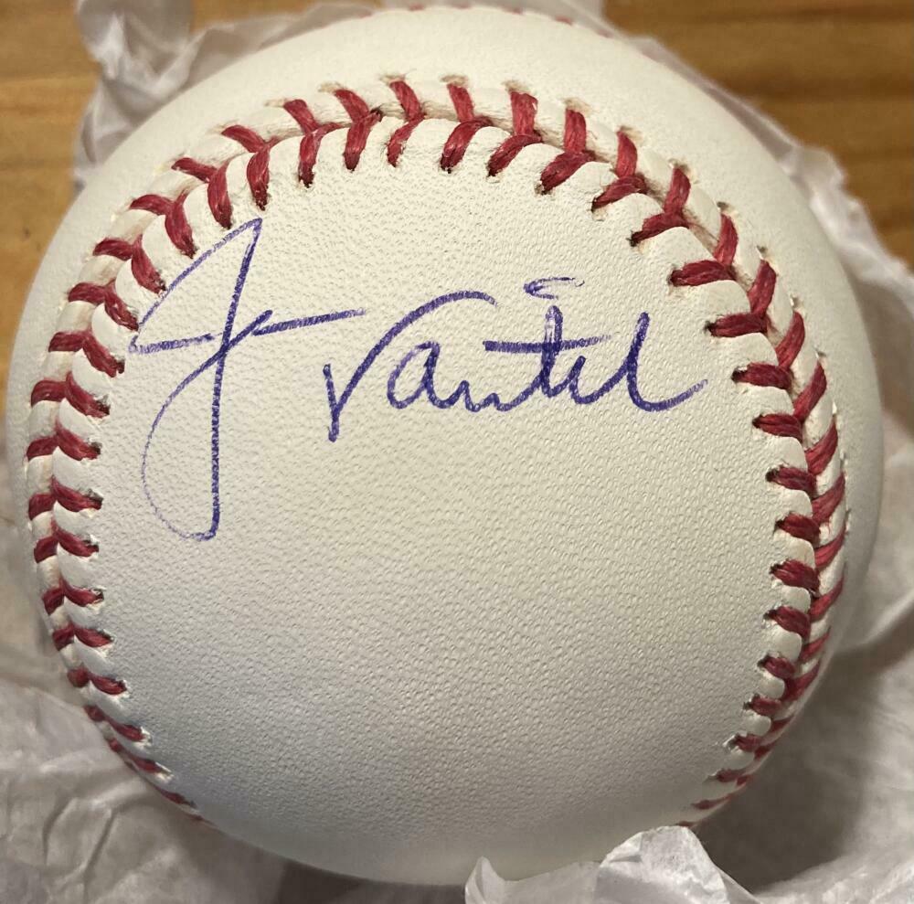 JASON VARITEK SIGNED AUTOGRAPH OFFICIAL OMLB BASEBALL VERY RARE RED SOX ...