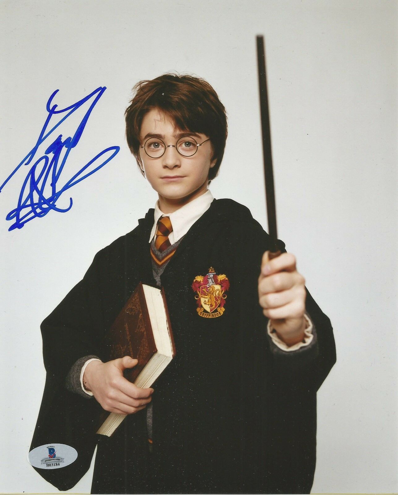 DANIEL RADCLIFFE AUTOGRAPHED SIGNED HARRY POTTER BAS COA 8X10 PHOTO ...
