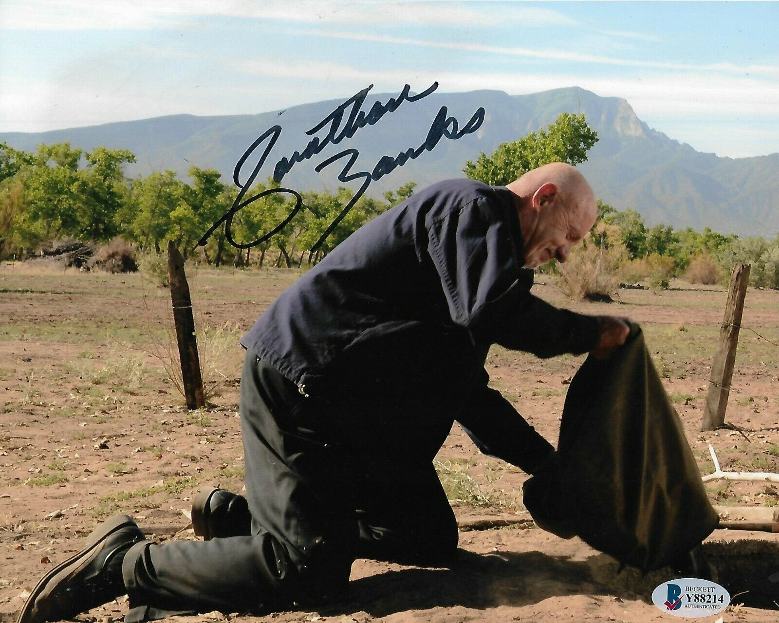 JONATHAN BANKS AUTOGRAPHED SIGNED BREAKING BAD MIKE BAS COA 8X10 PHOTO ...
