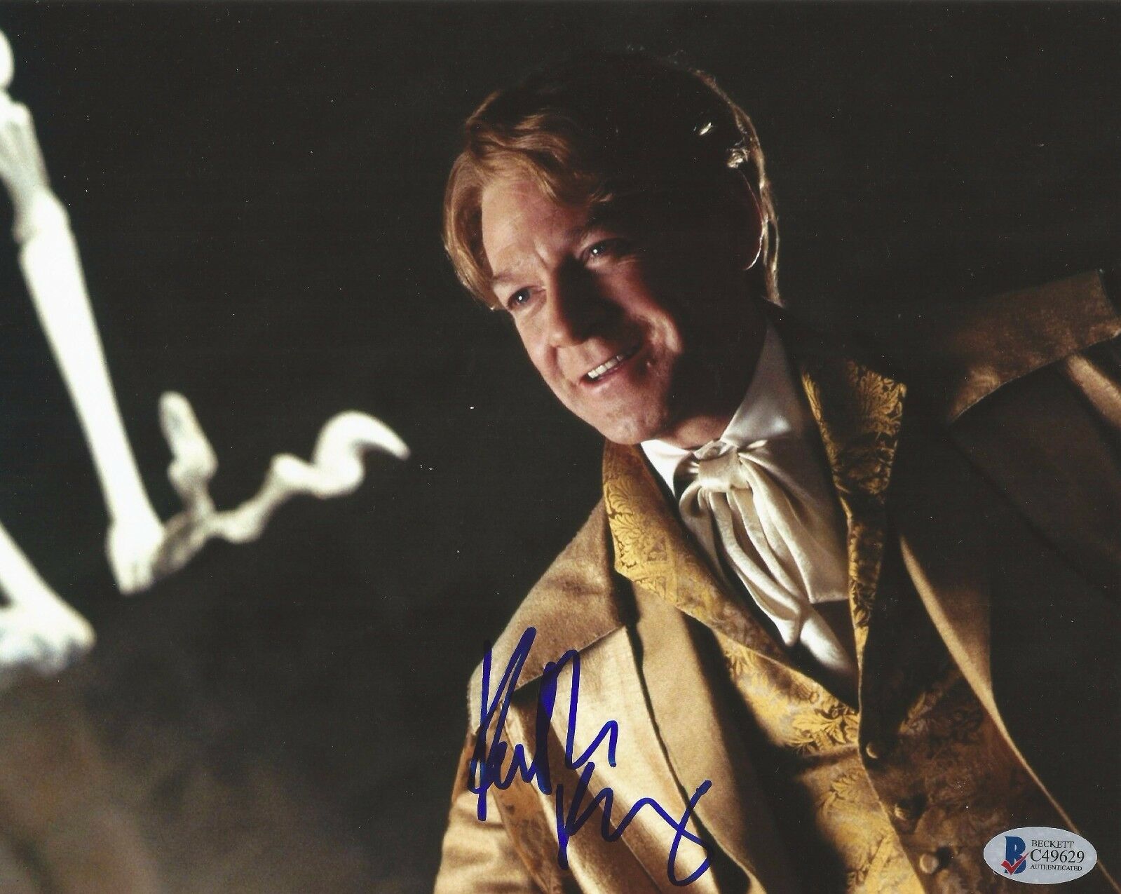 KENNETH BRANAGH AUTOGRAPHED SIGNED HARRY POTTER GILDEROY BAS COA 8X10 ...