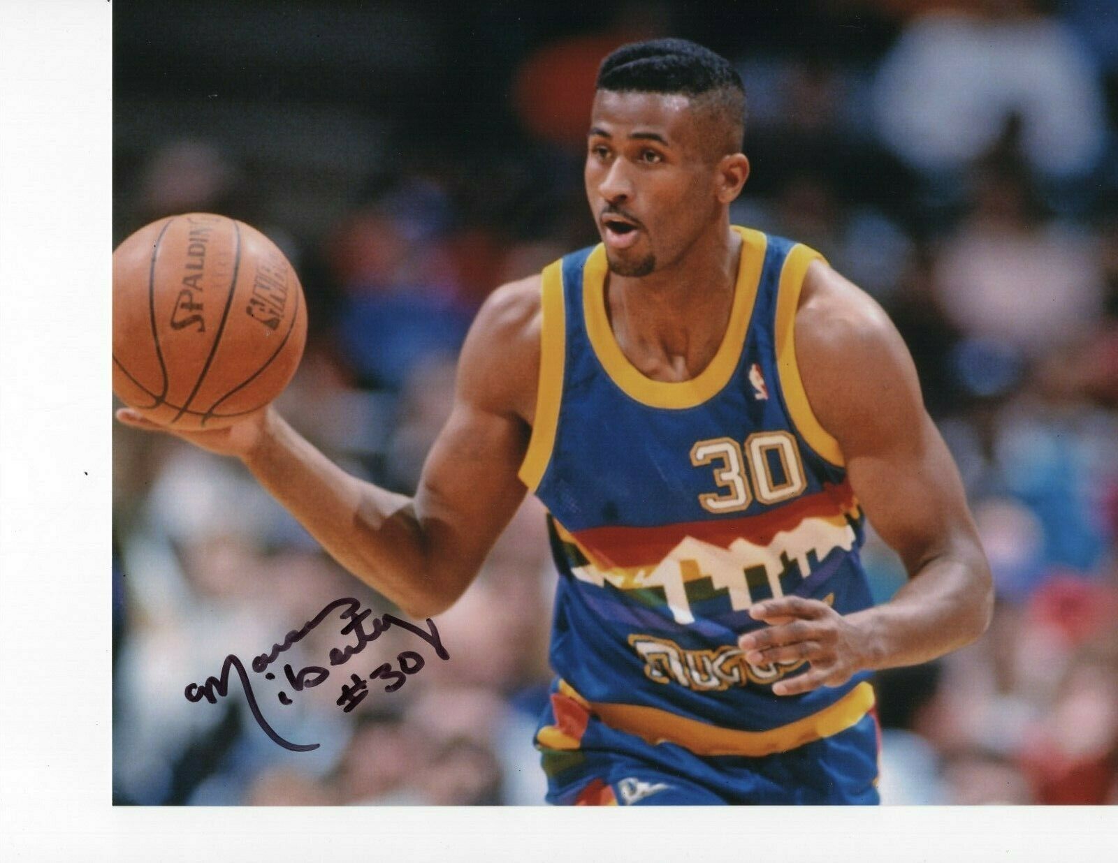 MARCUS LIBERTY SIGNED DENVER NUGGETS 8X10 Collectible Memorabilia ...