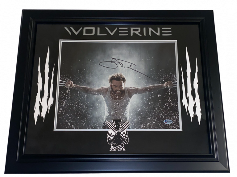 HUGH JACKMAN X-MEN WOLVERINE SIGNED 11X14 FRAMED PHOTO AUTOGRAPH ...