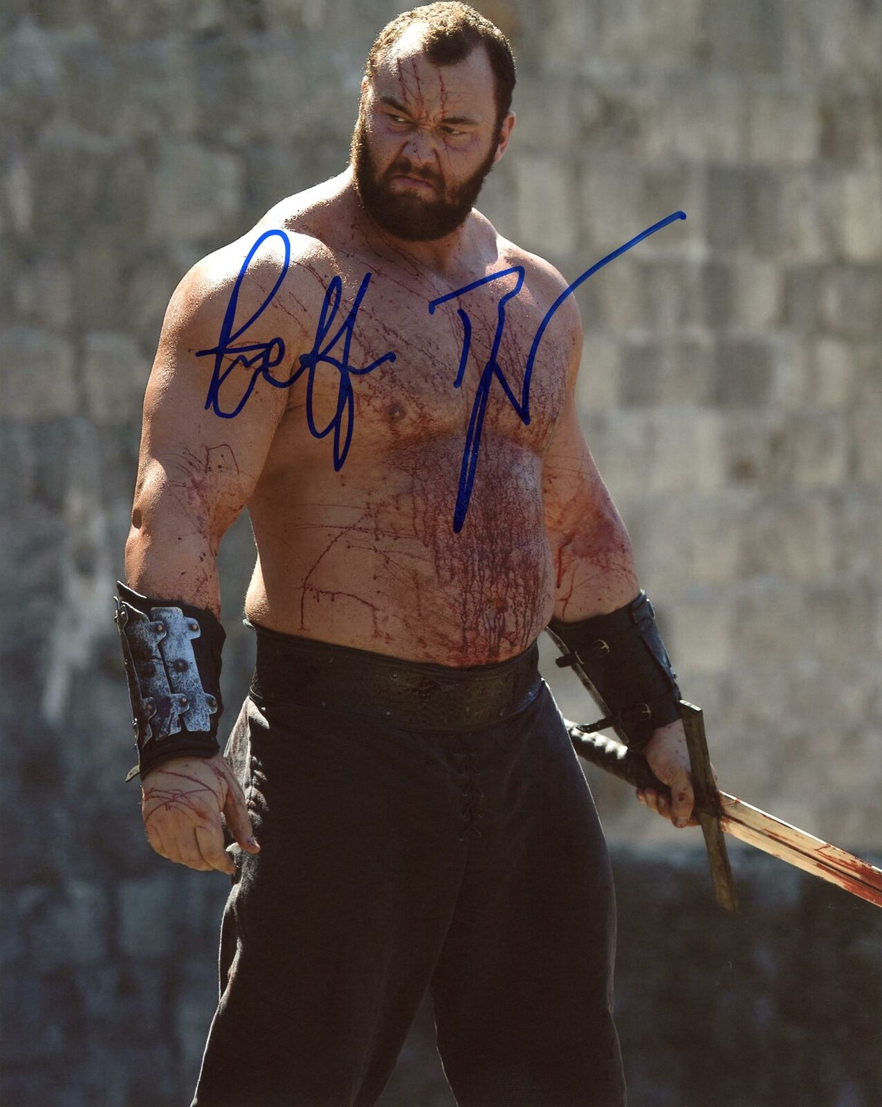Hafthor Bjornsson "Game of Thrones" AUTOGRAPH Signed 8x10 Photo ACOA ...