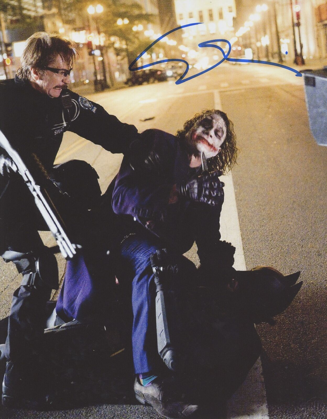 The Dark Knight Gary Oldman Autographed Signed 11x14 Photo Joker ACOA ...