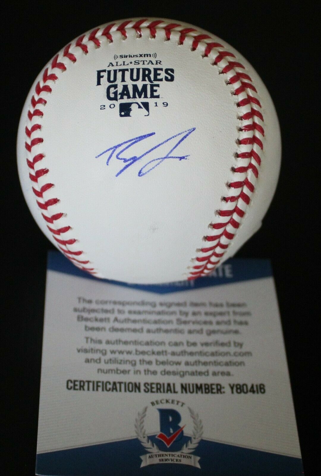 Royce Lewis Twins Signed 2019 Futures Game Baseball w/Beckett COA ...