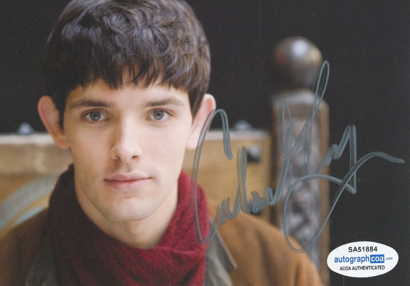 Colin Morgan "Merlin" AUTOGRAPH Signed 4x6 Photo ACOA Collectible ...