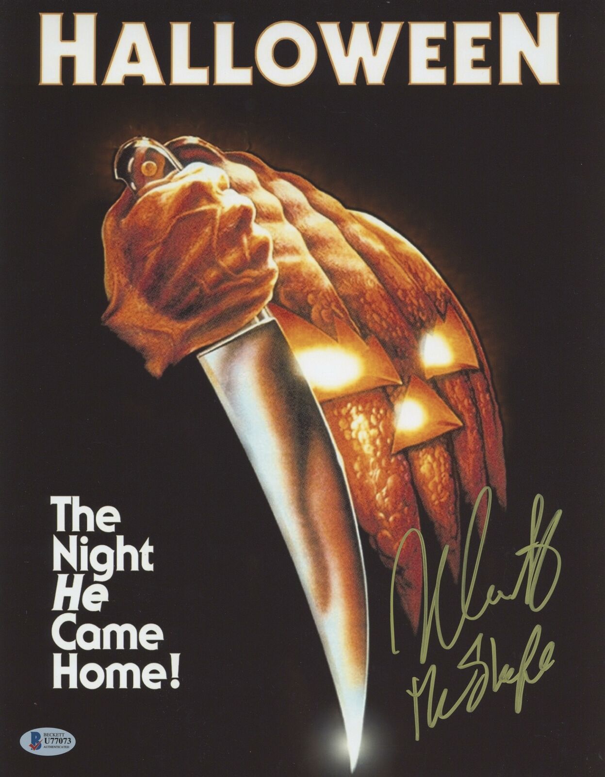 Nick Castle "Halloween" AUTOGRAPH Signed 'The Shape' 11x14 Photo E ...