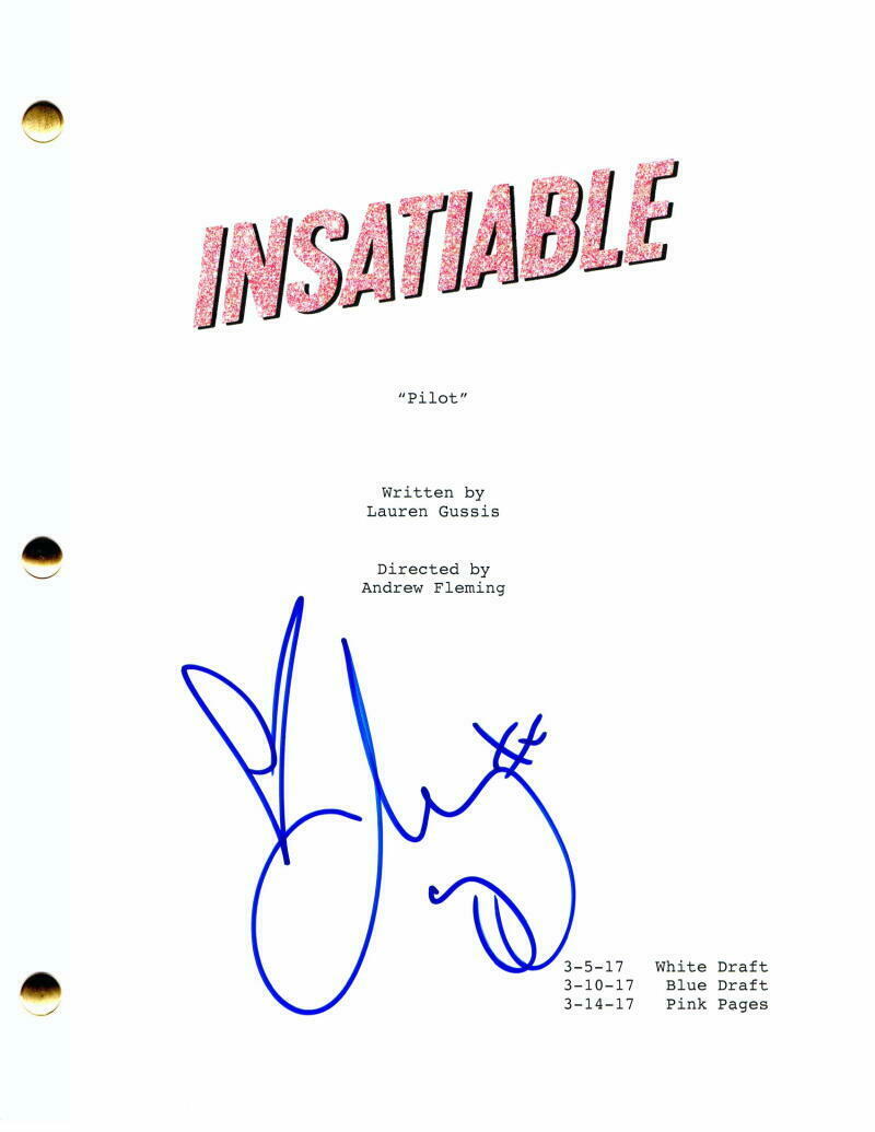 DEBBY RYAN SIGNED AUTOGRAPH INSATIABLE FULL PILOT SCRIPT - DISNEY THE ...