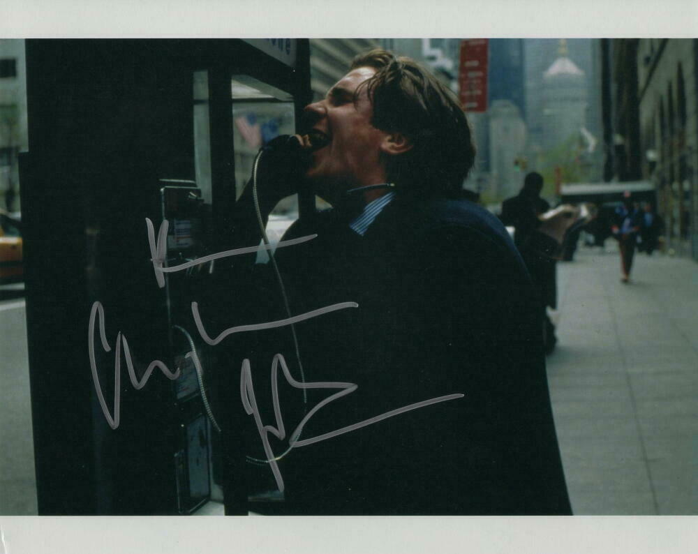 CHRISTIAN BALE SIGNED AUTOGRAPH 8X10 PHOTO - BATMAN BRUCE WAYNE, THE ...