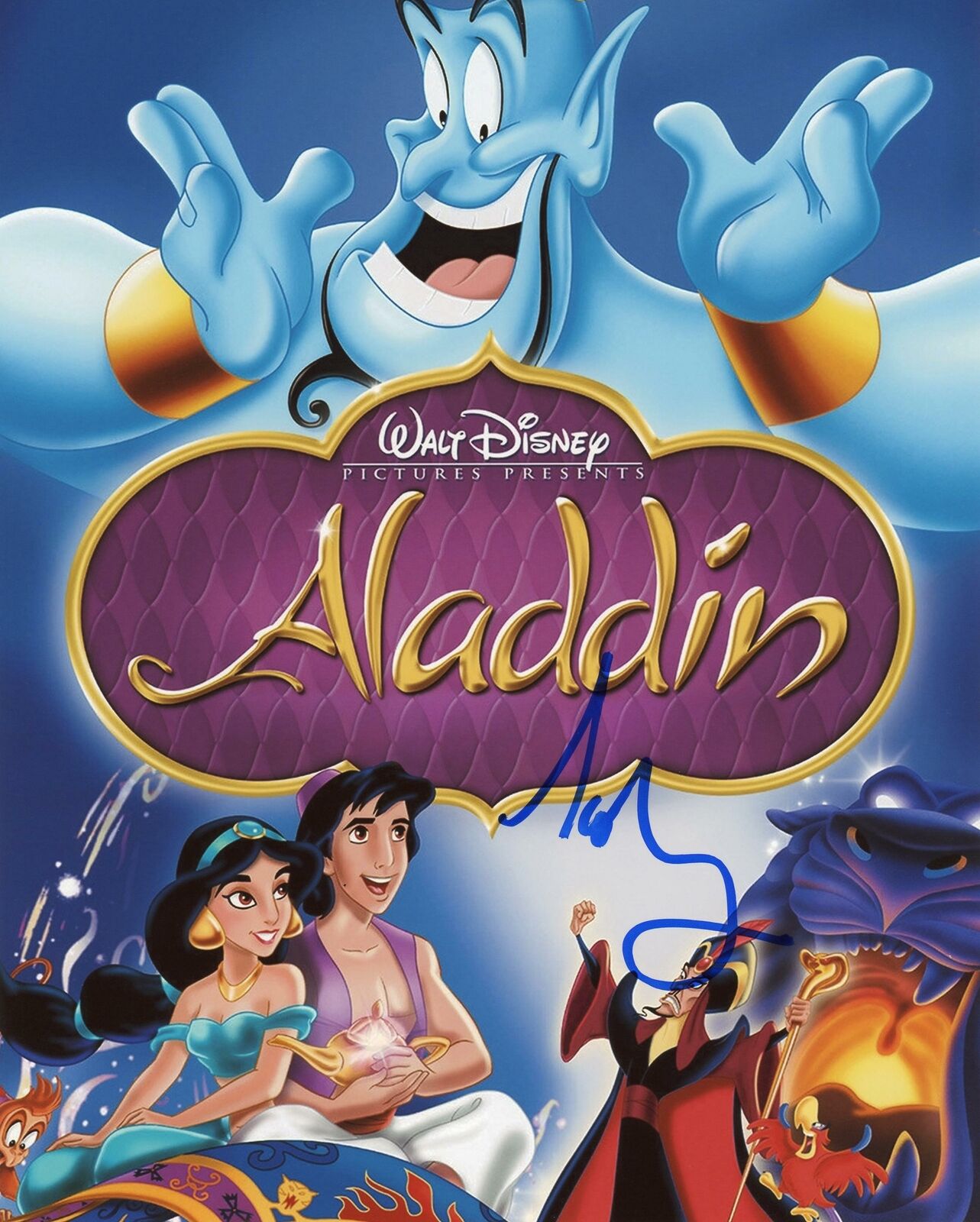 Scott Weinger "Aladdin" AUTOGRAPH Signed 8x10 Photo E ACOA Collectible ...