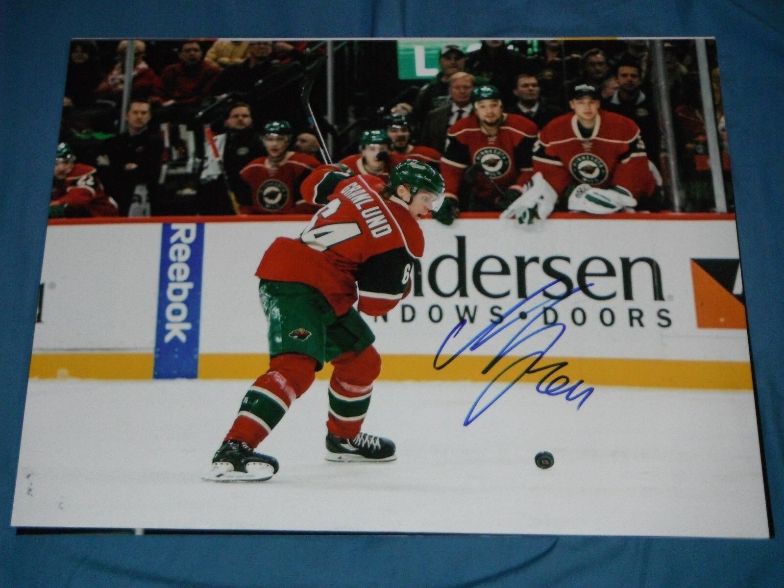 MINNESOTA WILD MIKAEL GRANLUND SIGNED BIG SHOT 11X14 Collectible ...