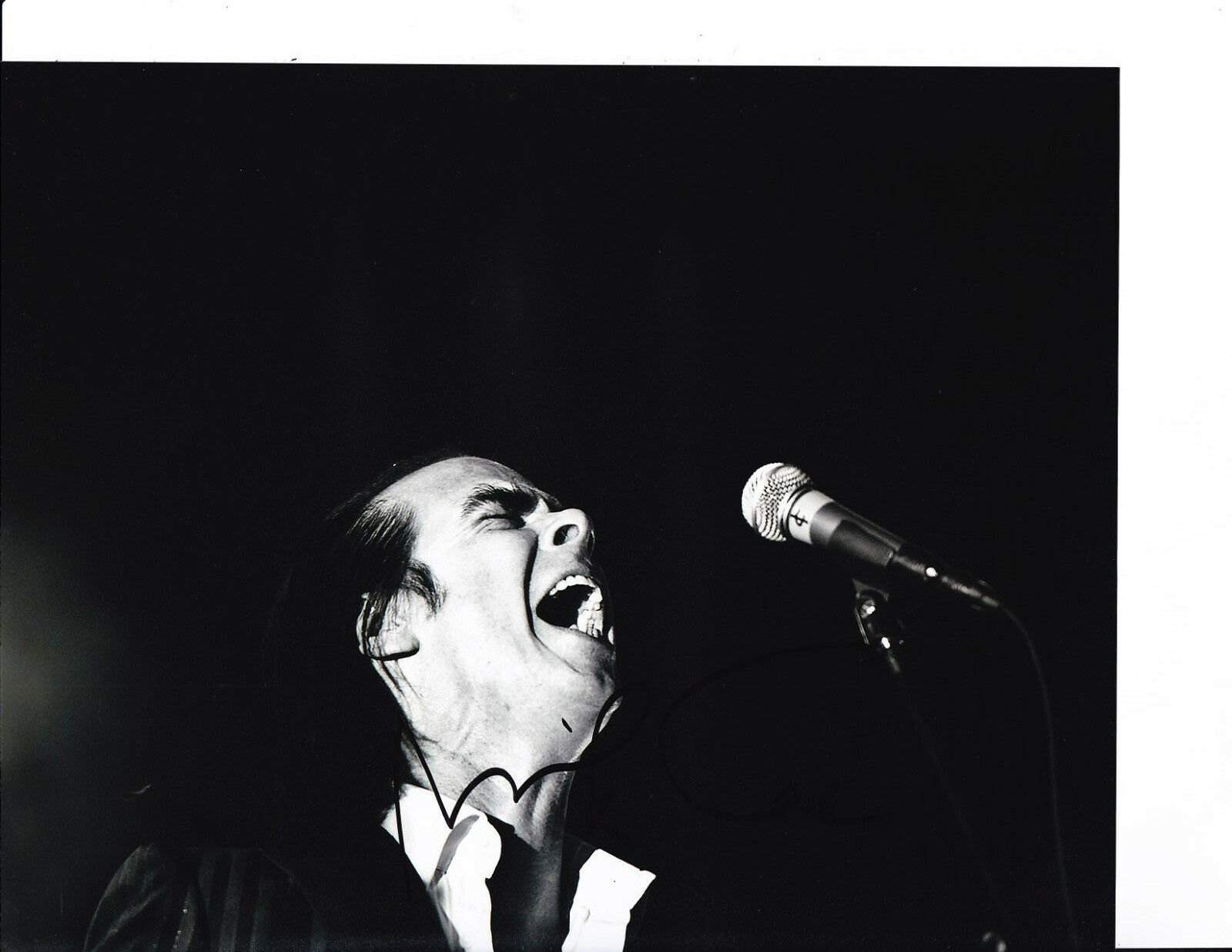 NICK CAVE SIGNED AWESOME POSE 8X10 Collectible Memorabilia | Autographia
