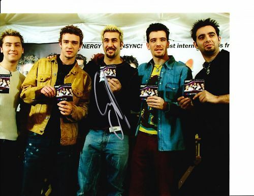 NSYNC JOEY FATONE SIGNED RED CARPET 8X10 Collectible Memorabilia ...