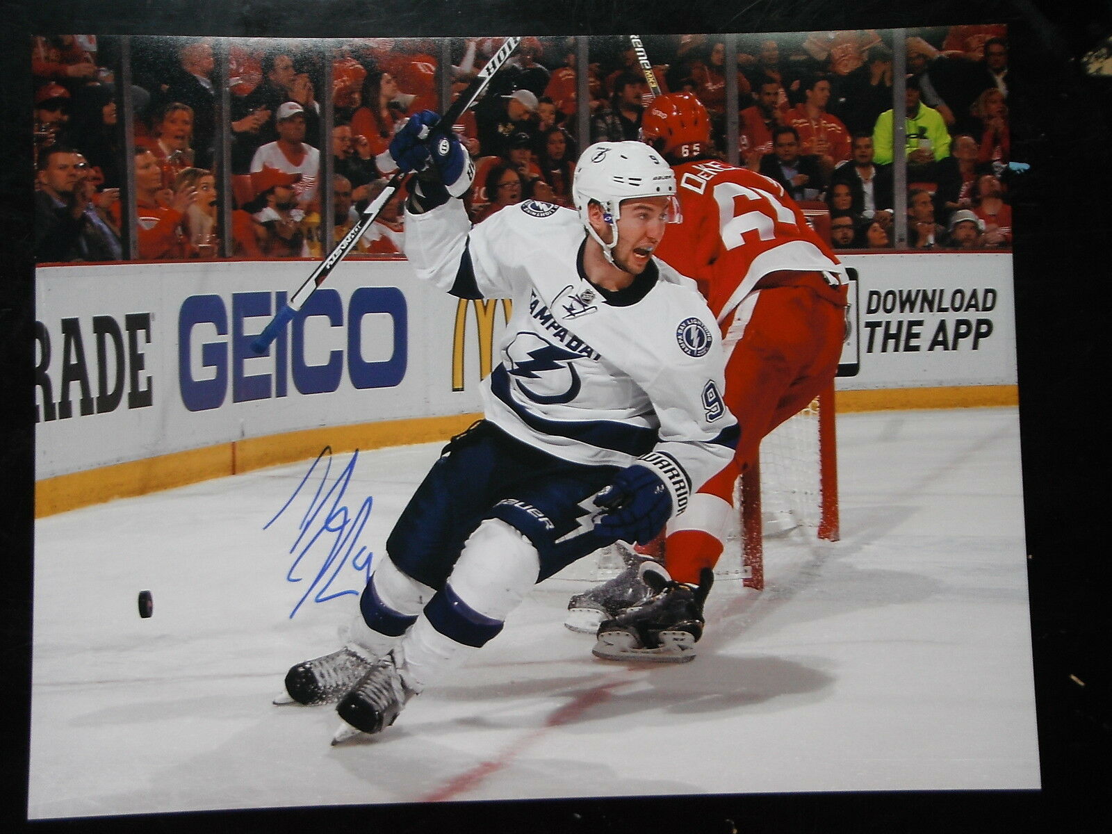 TAMPA BAY LIGHTNING TYLER JOHNSON SIGNED SCORING 11X14 Collectible ...