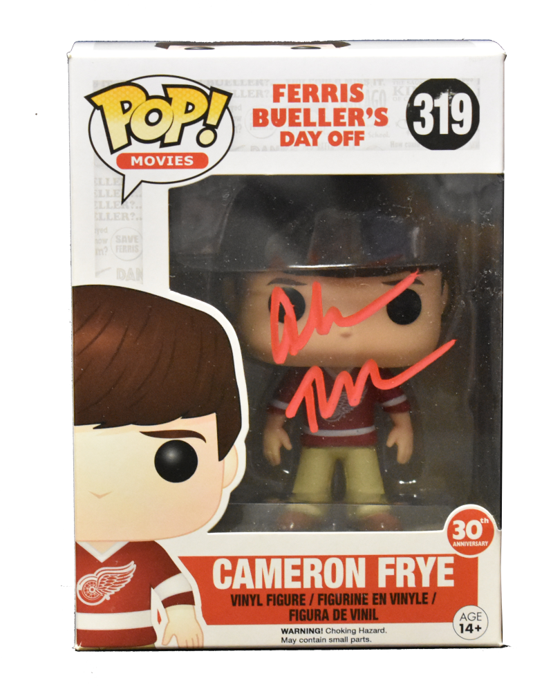 ALAN RUCK FERRIS BUELLER'S DAY OFF CAMERON SIGNED FUNKO FIGURE ...
