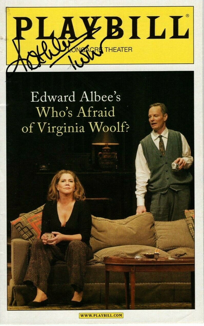 KATHLEEN TURNER signed autographed WHO'S AFRAID OF VIRGINIA WOOLF ...