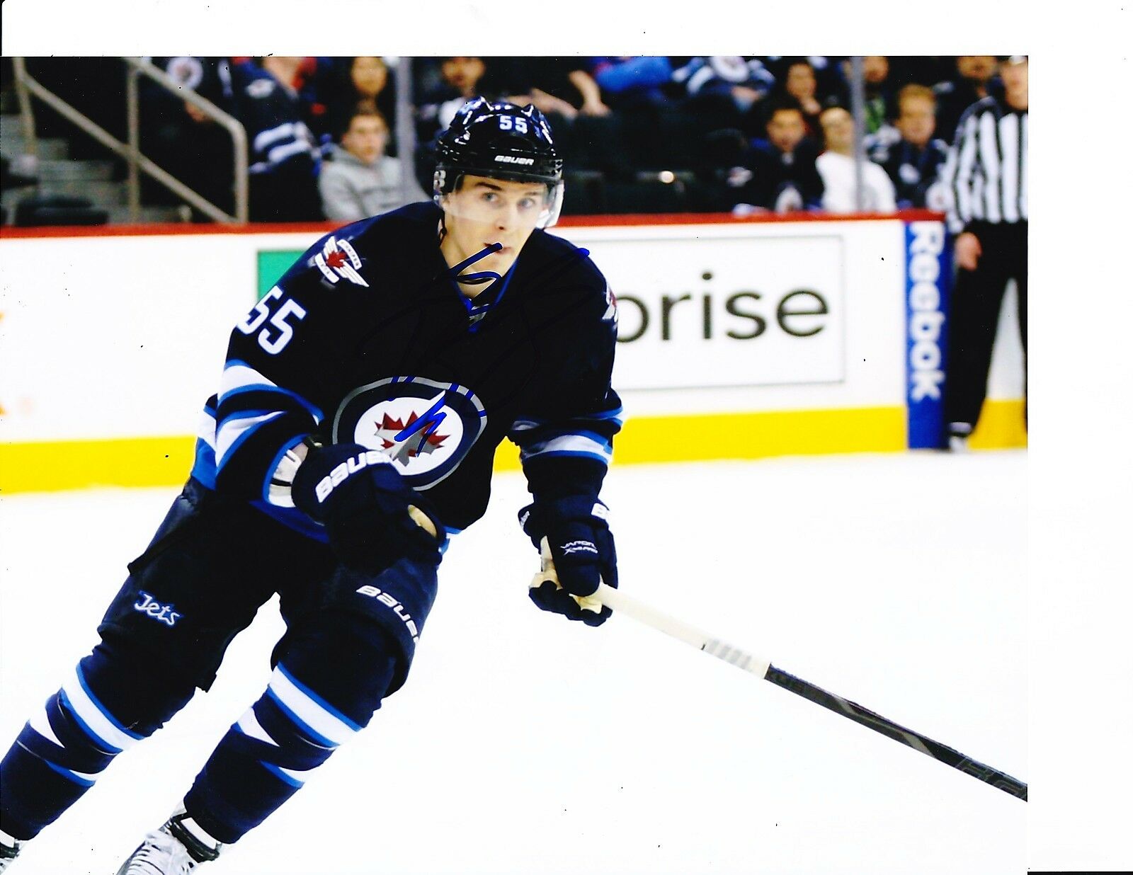 WINNIPEG JETS MARK SCHEIFELE SIGNED BREAKOUT 8X10 Collectible ...