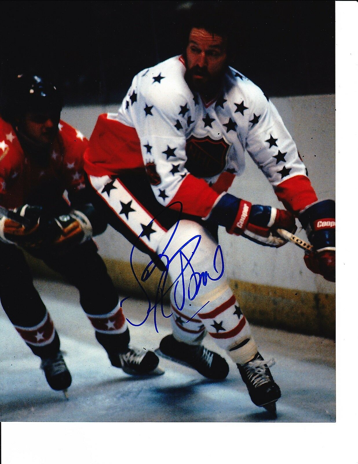 MONTREAL CANADIENS LARRY ROBINSON SIGNED VINTAGE ALLSTAR 8X10 ...