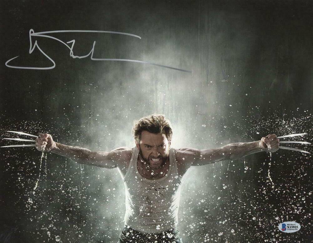 HUGH JACKMAN SIGNED 11X14 PHOTO X-MEN WOLVERINE MARVEL AUTOGRAPH ...