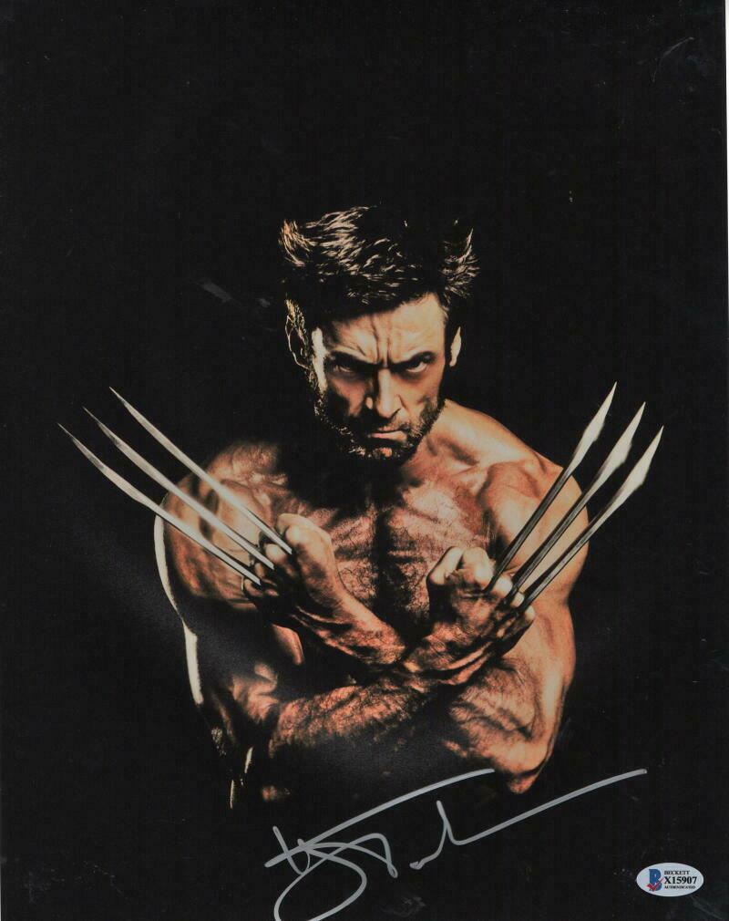 HUGH JACKMAN SIGNED 11X14 PHOTO X-MEN WOLVERINE MARVEL AUTOGRAPH ...